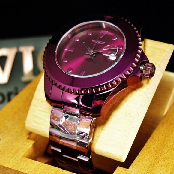 Invicta | Accessories | Mens Pro Diver Burgundy Automatic Dial New ...